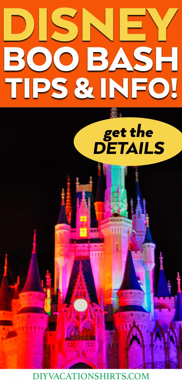 Walt Disney World Boo Bash - Tips & Info for 2021 - DIY Vacation Shirts