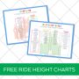Disney Ride Heights with Free Printable - Once Upon a Theme Park