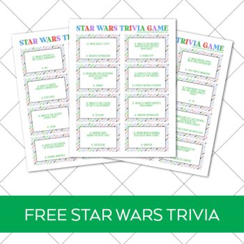 Star Wars Trivia Questions - Free Printable - Once Upon a Theme Park