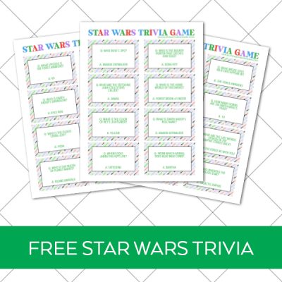 Star Wars Trivia Questions - Free Printable - Once Upon a Theme Park